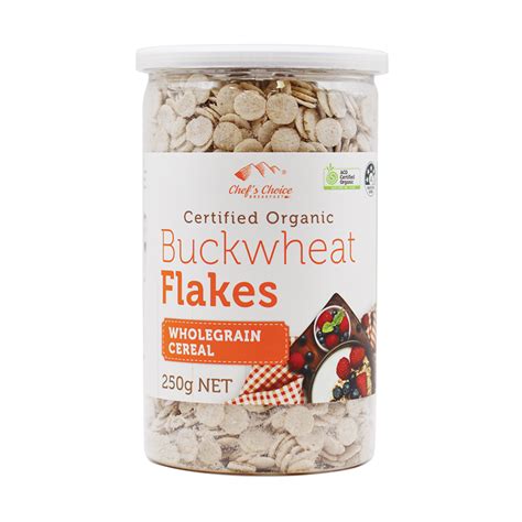 Certified Organic Buckwheat Flakes Wholegrain Cereal Hbc Trading