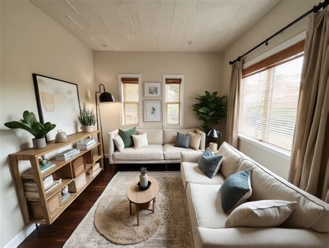 Transitional Living Room Cozy Elegance With Muted Tones