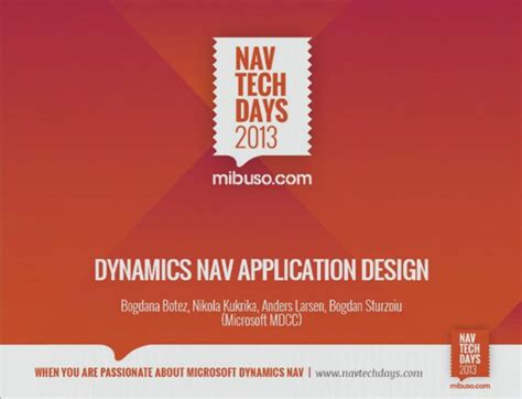 nav techdays 2013 dynamics nav application design movie