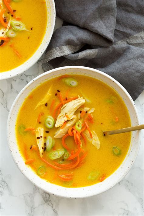 Turmeric Ginger Turkey And Carrot Soup Inspiralized