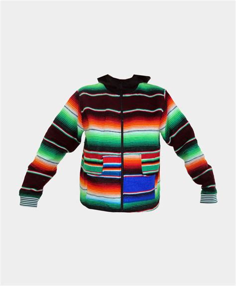 Sudadera Artesanal En Colores Mexicanos Aml Textil