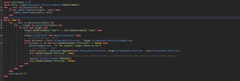 rts game attack system sorting issue scripting support developer