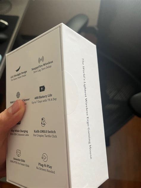 Ninjusto Orgin One X Wireless Ultralight Gaming Mouse Computers And Tech