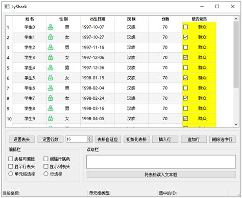 C Qt开发：tablewidget表格组件 Csdn博客