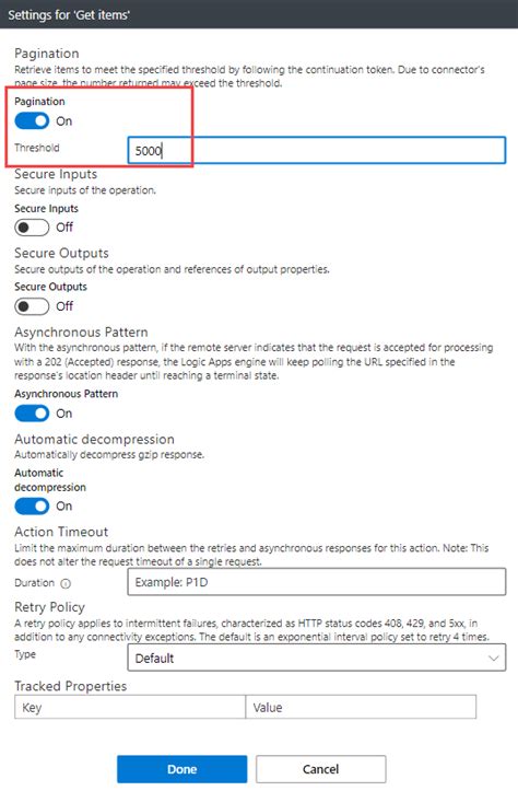 Sharepoint List Only Returns 100 Items In Azure Logic App Under The Kover Of Business Intelligence