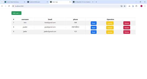 Crud Application Using Reactjs Axios Rest Api Json Server Lena Mohamad