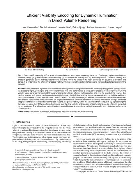 Pdf Efficient Visibility Encoding For Dynamic Illumination In Direct
