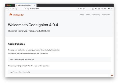 Codeigniter4の公式チュートリアルをやってみる 1 — A Day In Serenity Reloaded — Php