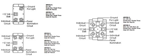 Lighted Tip Toggle Switch Marine Toggle Switch