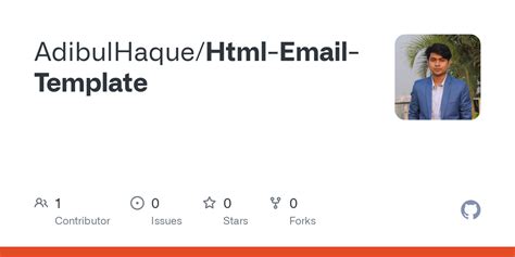 Github Adibulhaque Html Email Template