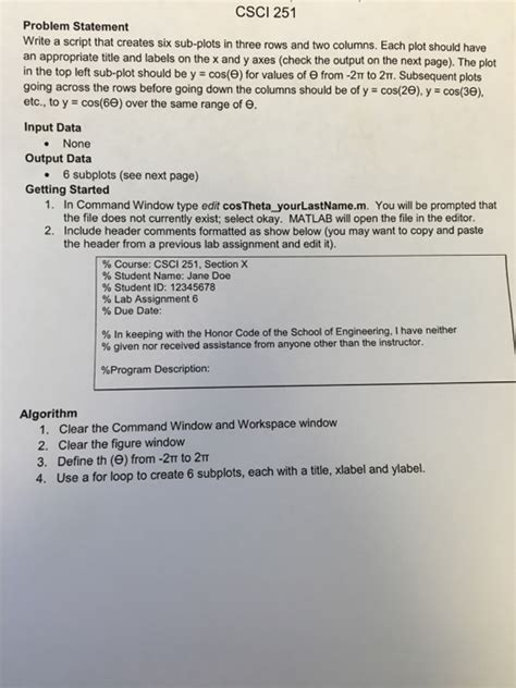 Solved Csci 251 Problem Statement Write A Script That
