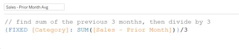 Compare Latest Month With Previous Months Average In Tableau Lod The Data School