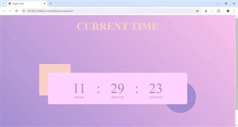 How I Created A Digital Clock Using Javascript Karthiga R Posted On