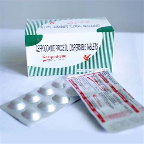 Kezipod 200 Tab Cefpodoxime Proxetil Tablet Ip At Rs 199 Stripe In Gandhinagar
