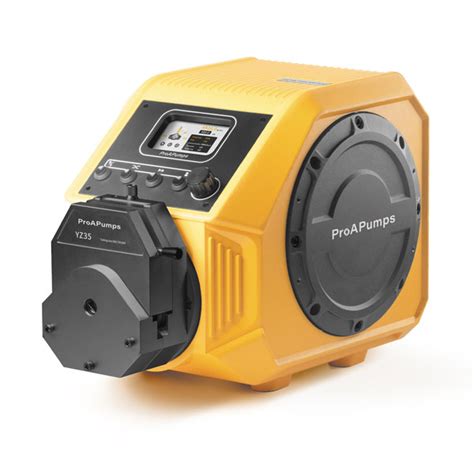 Explosion Proof Peristaltic Pump Yellow Pumps Proanalytics Llc