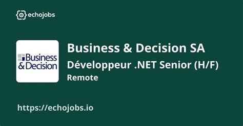 Hiring Développeur Net Senior Hf Remote Git Flutter