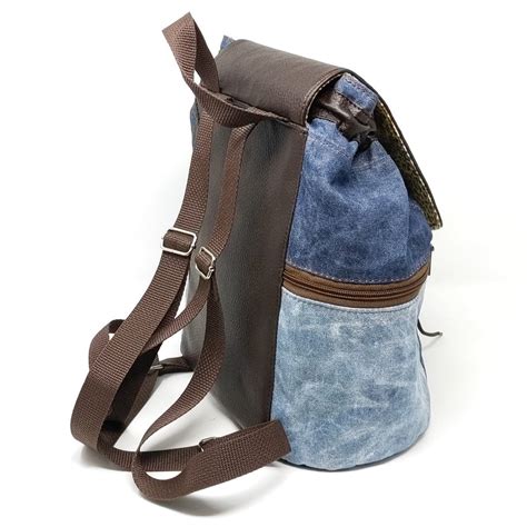 Bee Balm Waxed Canvas Backpack Pdf Sewing Pattern Blue Calla Patterns