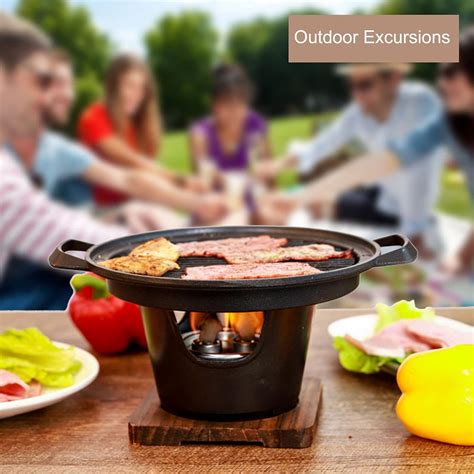 Mini Parrilla De Barbacoa Portátil Para Interior Evita El Palillo