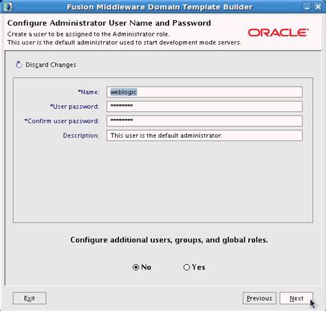 Oracle Weblogic Server 12c Creating And Using A Domain Template