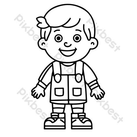 만화 인물 색칠 페이지