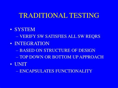 Ppt Object Oriented Testing Powerpoint Presentation Free Download