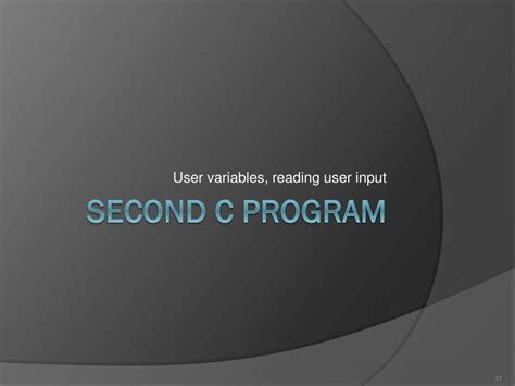 In To C Programming PowerPoint Slides LearnPick India