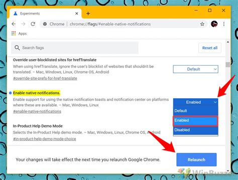 How To Turn Chrome Native Notifications On Or Off In Windows 10 Winbuzzer