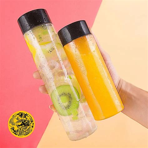 플라스틱 물병 300400500600ml 병 물 음료 일회용 내 병 Leakproof 맞춤형 패턴물 보틀 Aliexpress