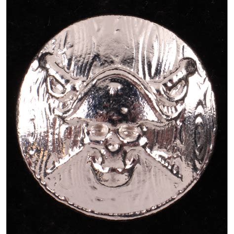 Jolly Roger Pirate 2 Oz 999 Fine Silver Bullion Round Pristine Auction