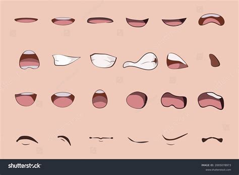 Cartoon Mouth Shapes
