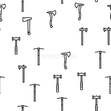 Axe Ax Hatchet Wood Weapon Vector Seamless Pattern Stock Illustration Illustration Of Badge Axe Ax Hatchet Wood Weapon Vector Seamless Pattern Stock Illustration Illustration Of Badge
