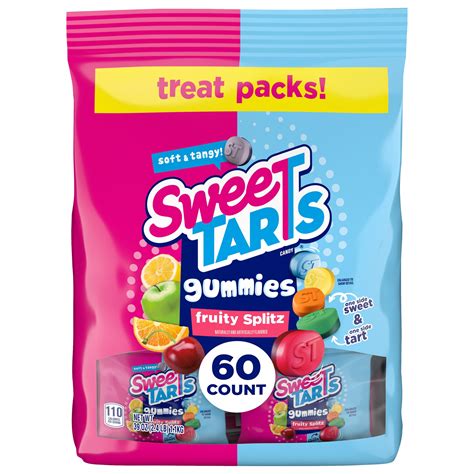 39 Oz Sweetarts Gummies Fruity Splitz Candy Sweet And Tart Back To