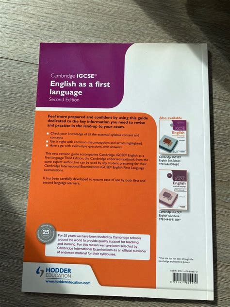 Cambridge Igcse English Textbook Hobbies And Toys Books And Magazines Textbooks On Carousell