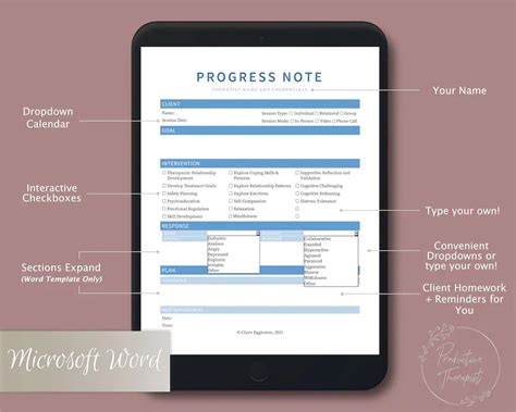 Girp Notes Template Printable Word Searches