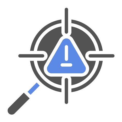 premium vector vector design threat detection icon style
