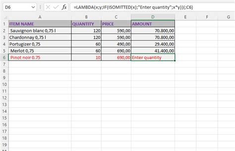ISOMITTED Function Excel Kitchenette