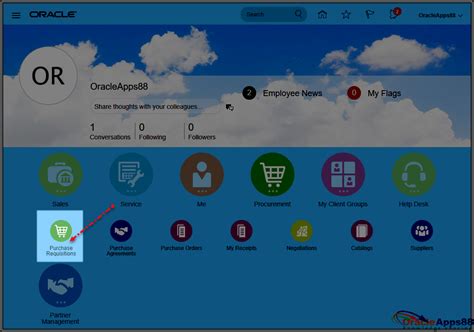 Oracle Applications Oracle Fusion Purchase Requisition Training Manual
