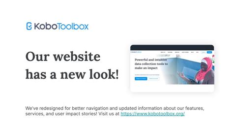 kobotoolbox on twitter 👀 our website has a new look we ve redesigned