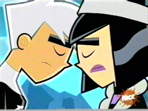 An Animated Image Of Two People Kissing Each Other