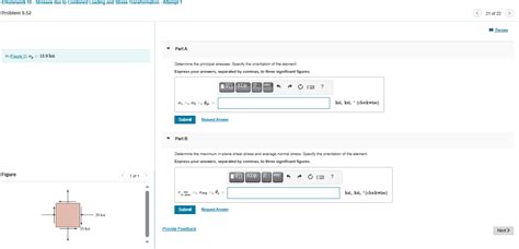 Solved Problem 9 52in Figure 1 σy 13 9ksi Figurepart