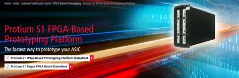 Cadence Protium S1 Fpga Based Prototyping Platform For Asics Silicon Updates