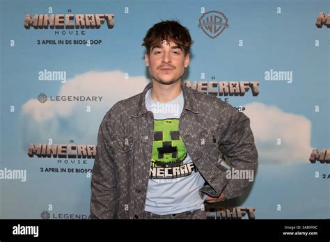 A Minecraft Movie Premiere Amsterdam Netherlands April 1 Luuk Van