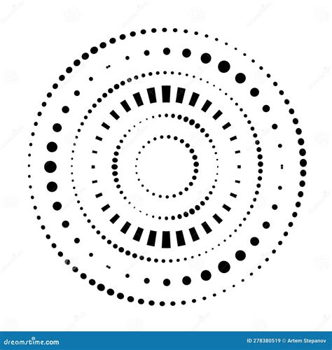 Dot Halftone Line Round Gradient Half Tone Texture Background Stipple