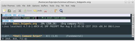 Elisp Snippets