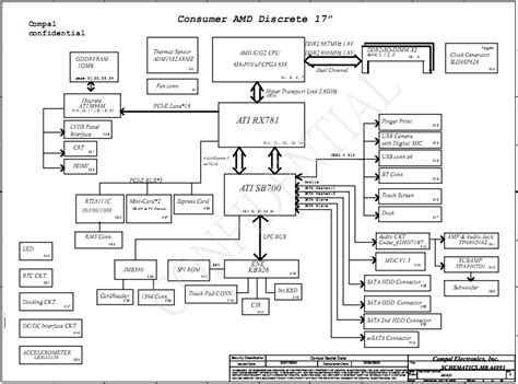 HP Pavilion DV Schematic Diagram Discrete Laptop Schematic