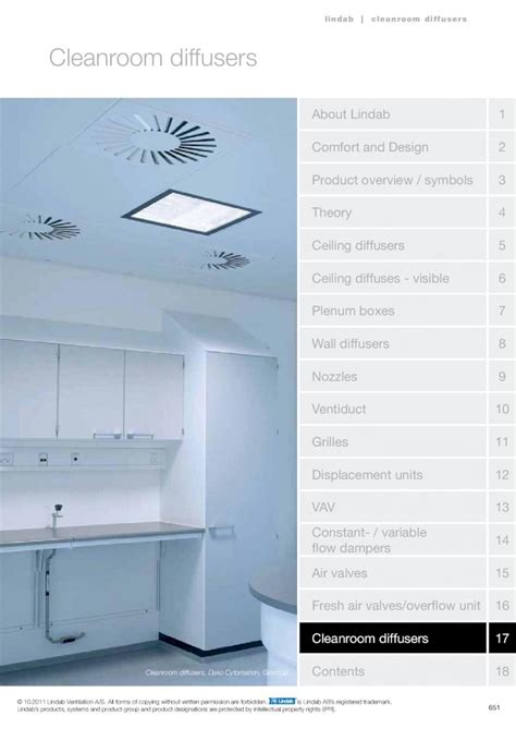 Pdf Cleanroom Diffusers Lindab · Pdf Filecleanroom Diffusers Cleanroom Diffusers Cleanroom