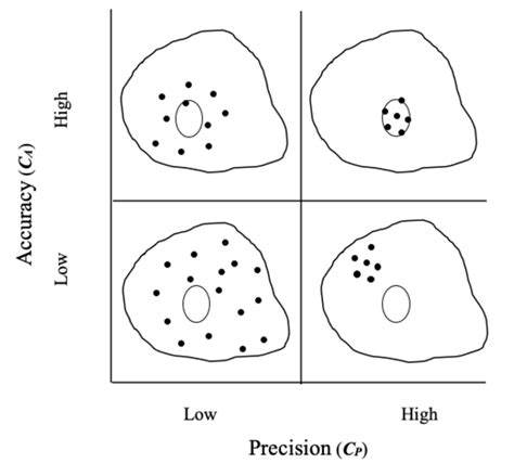 Cognitive Accuracy And Cognitive Precision The Oval Represents The Download Scientific Diagram