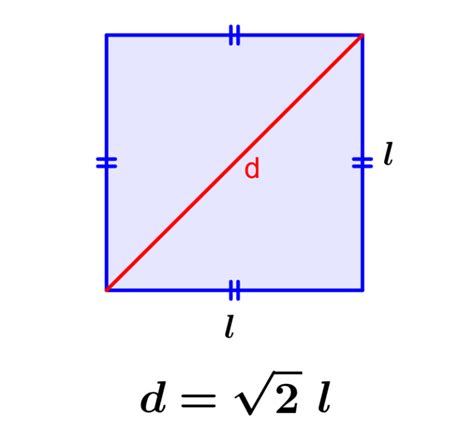 Diagonal Of A Square Formulas And Examples Neurochispas