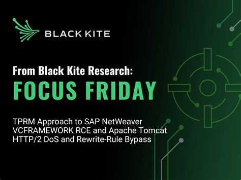 Tprm Cves Sap Rce And Tomcat Dos Bypass
