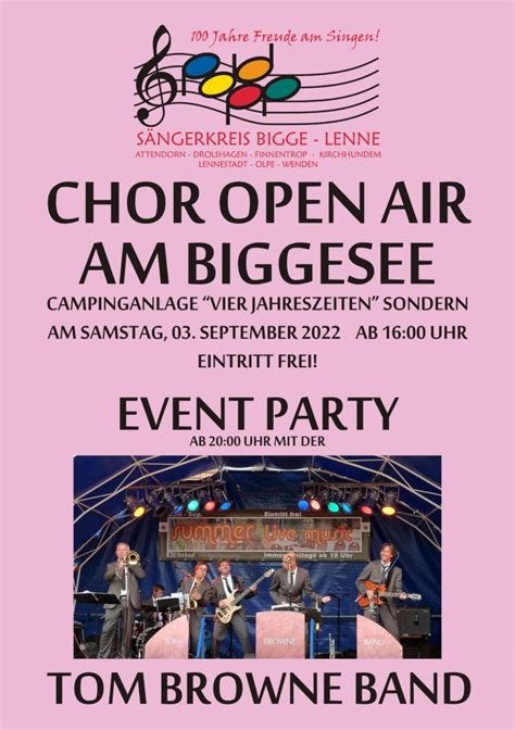 100 Jahre Sängerkreis Bigge Lenne E V Sängerkreis Bigge Lenne E V